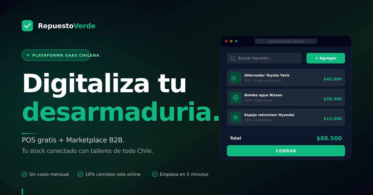 Repuestos para Chevrolet D-Max — Repuesto Verde
